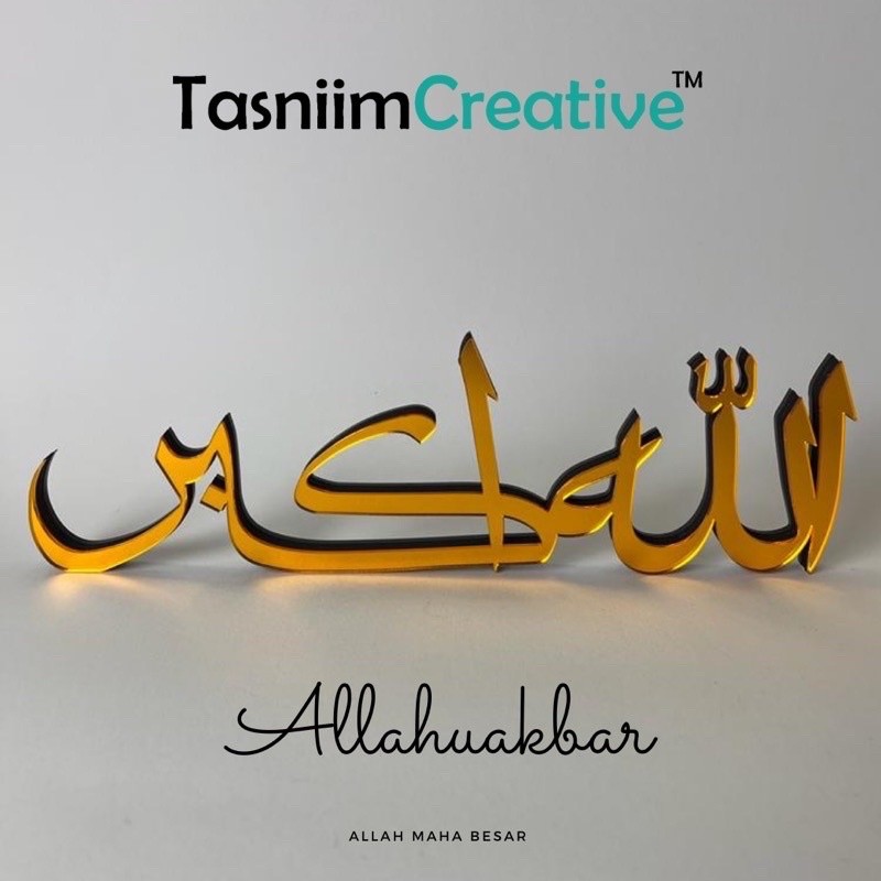 KHAT STANDEE. ALLAHUAKBAR. | Shopee Singapore