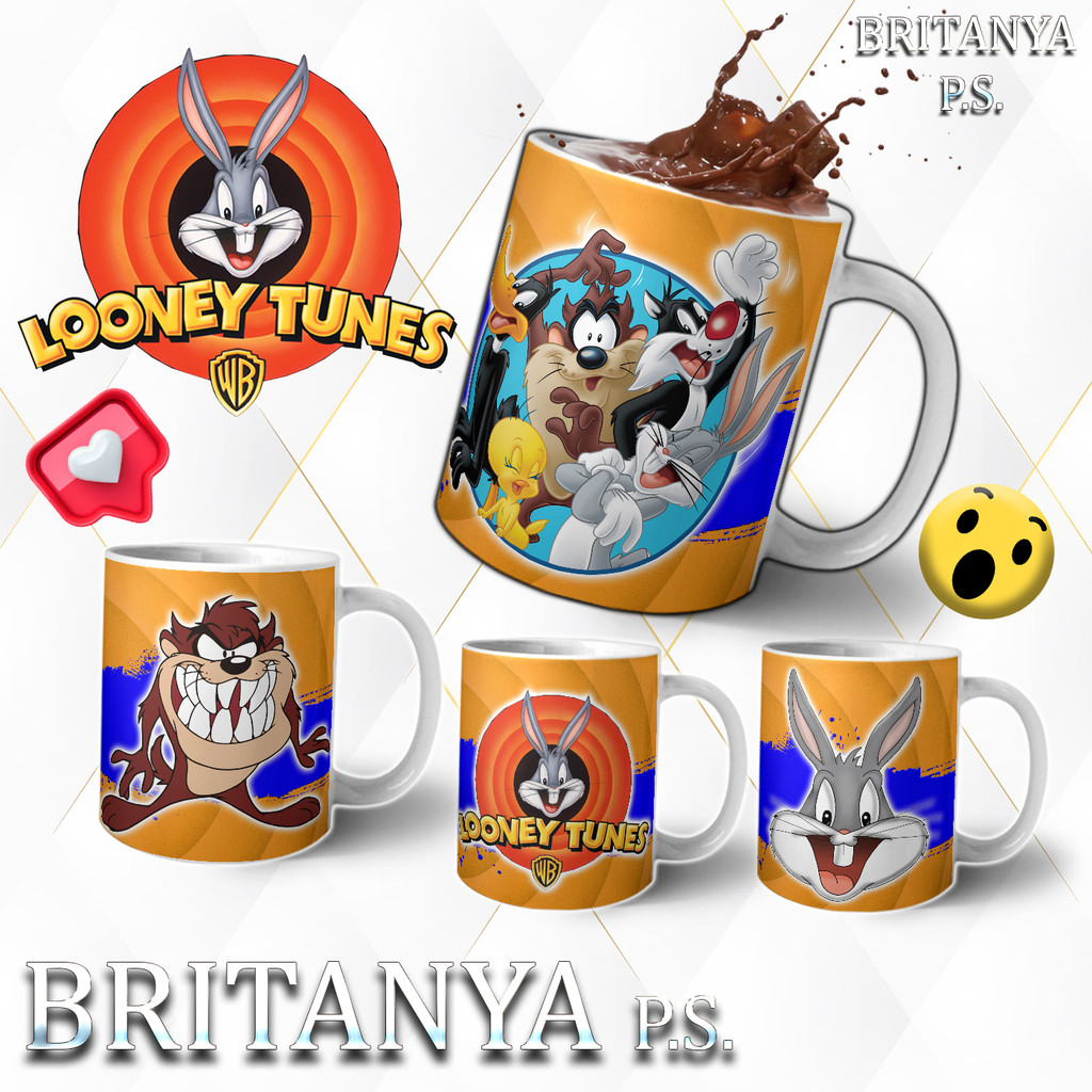 LOONEY TUNES CHARACTER MUG DESIGN | Shopee Singapore