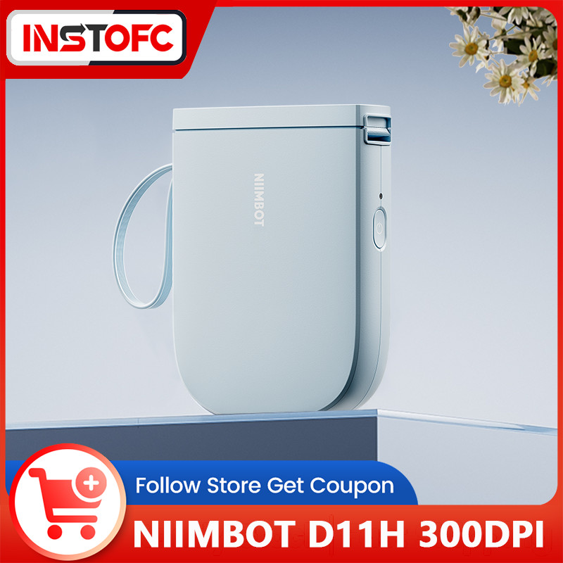 NIIMBOT D11H Smart Label Printer 300dpi Bluetooth Wireless Label Maker ...