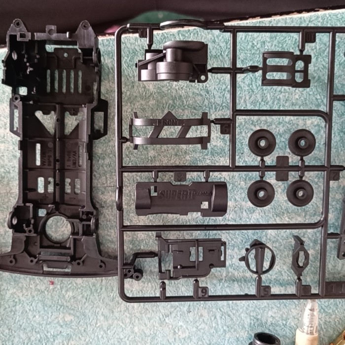 Chassis super 2 carbon Project D ( gearbox chassis set) | Shopee Singapore