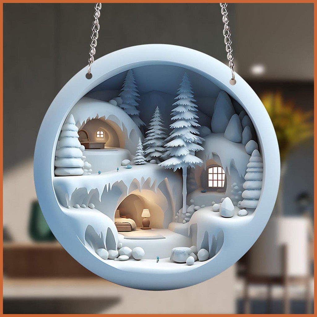Christmas Signs For Home Decor 3D Acrylic Christmas Door Art Decor ...