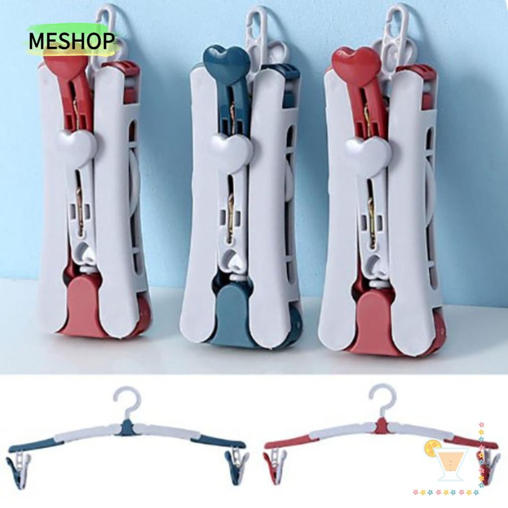MESHOP Multifunction Travel Folding Hanger, Antiskid Plastic Portable ...