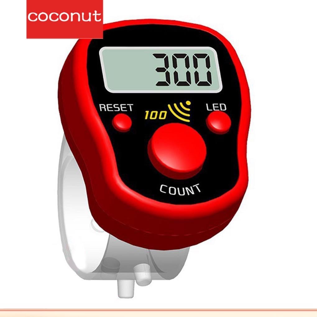 Finger Counter Electronic Clicker Finger Ring Golf Digit Stitch Marker ...