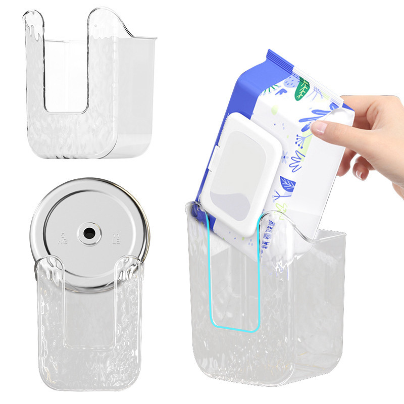 Plastic Wall Mounted Tissue Box Upside Down Punch Free Napkin Container ...