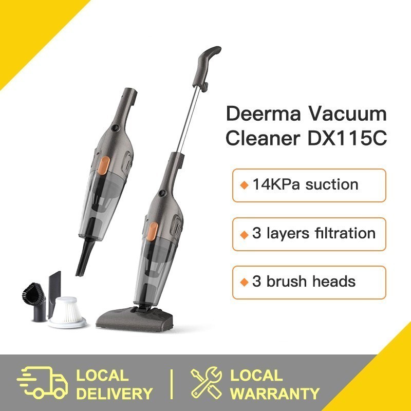 Deerma DX115C Handheld Vacuum Cleaner For Home Sweeping Multi ...