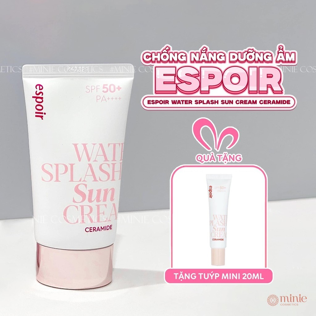 [BUY SIZE 60ML GET FREE SIZE 20ML] Espoir Ceramide Water Splash Sun ...