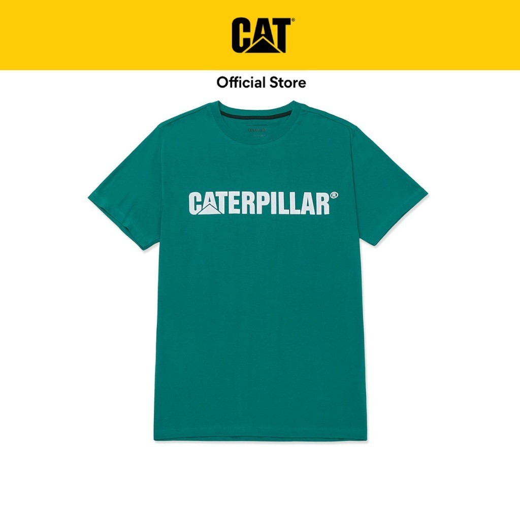 Caterpillar Men's Original Fit Logo Tee - Alpine Green/White (2510410 ...