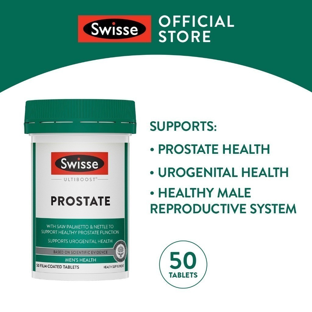 [EXP 31 OCT 2025] Swisse Ultiboost Prostate 50 Tabs | Shopee Singapore