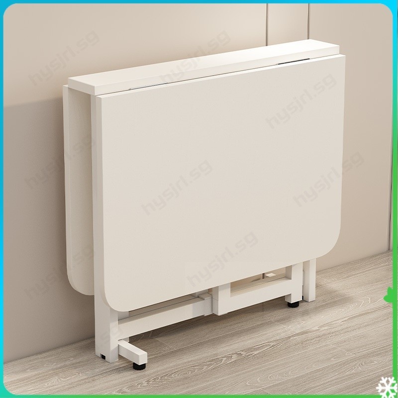 Foldable household dining table simple modern kitchen rectangular table ...