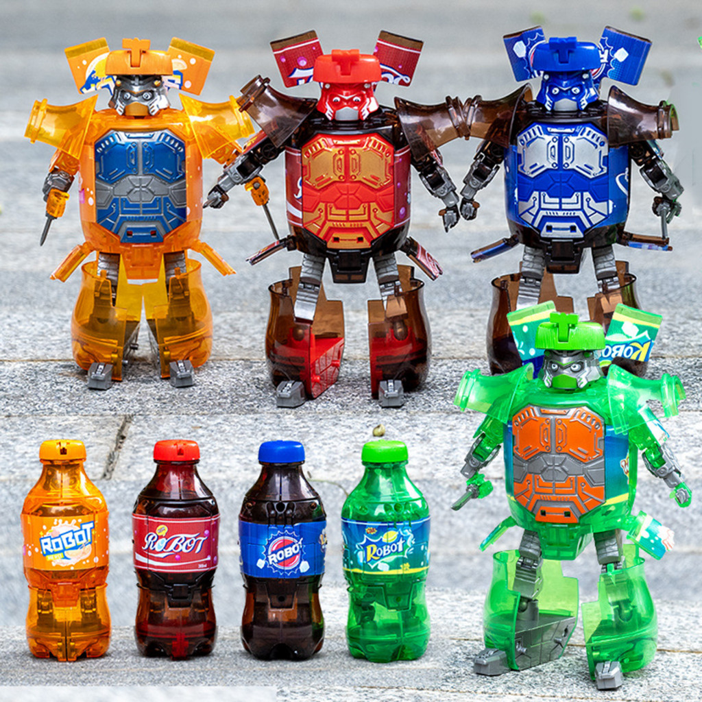 Yuxihon| Beverage Bottle Transformer Robot Movable Joints Transformer ...