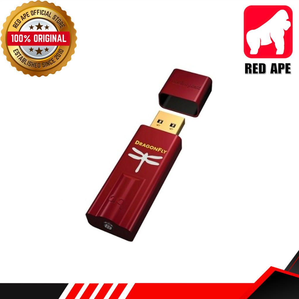 AudioQuest DragonFly Red, USB DAC and Amplifier: Headphone Portable DAC ...