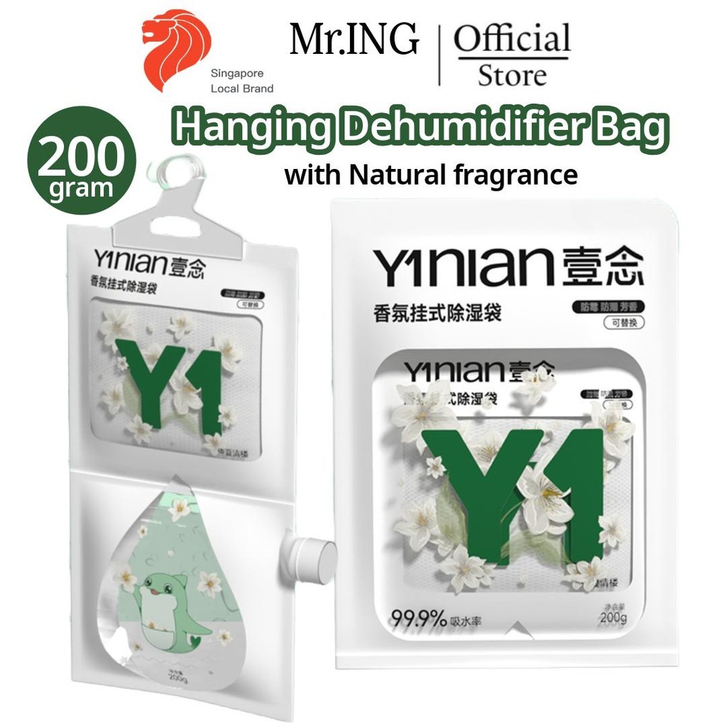 Hanging Dehumidifier Bag Moisture Absorber for Indoor Rooms, Closets ...