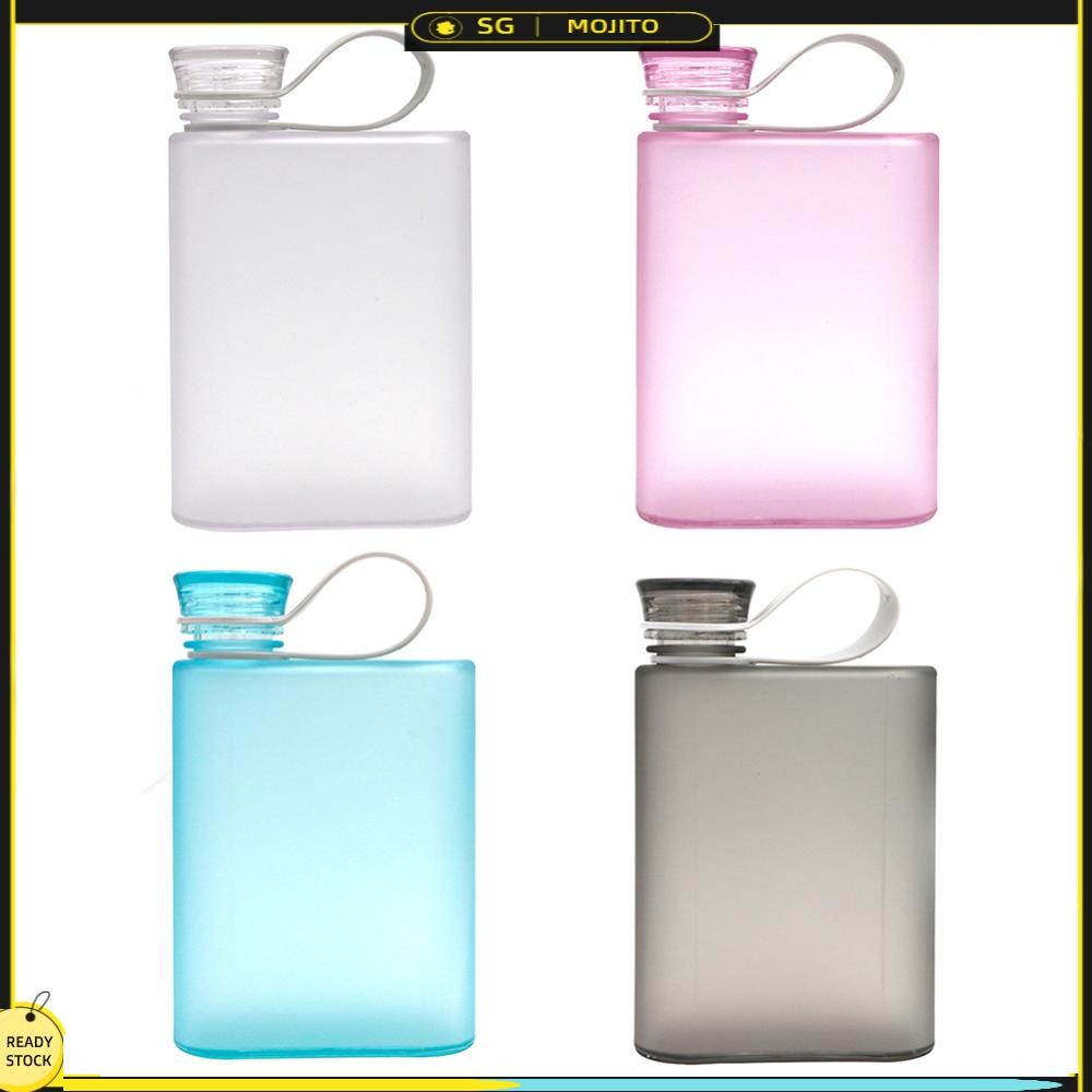 380 Ml A5 Flat Water Bottle Travel Flask BPA Free Sport Water Bottle ...