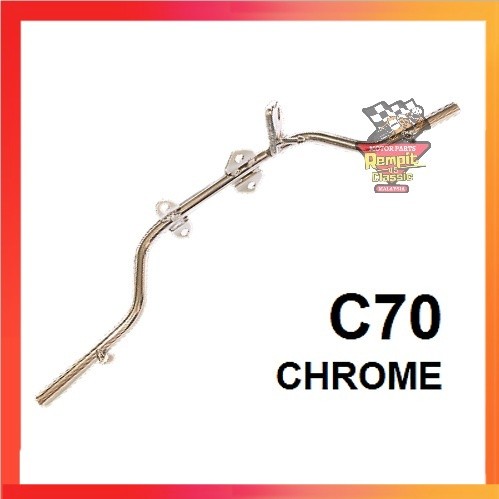 REMPIT C70 C70Z C70 PETAK GBO Pijak Kaki Depan Besi Chrome FRONT ...