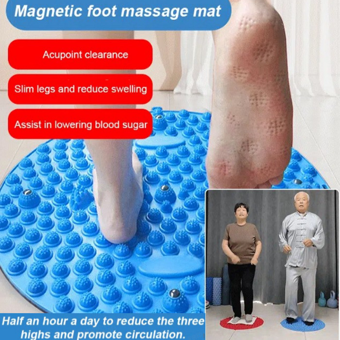 Slim Legs Reduce Swelling [Magnetic Foot Massage Mat] Stimulating The ...