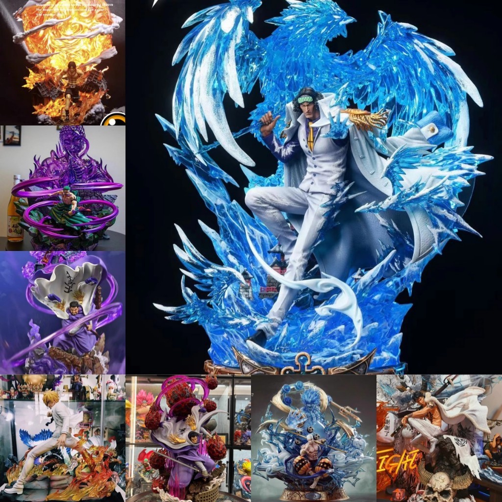 One Piece Figure Luffy Zoro Enru Kohza Doflamingo Mihawk Ace Figure ...