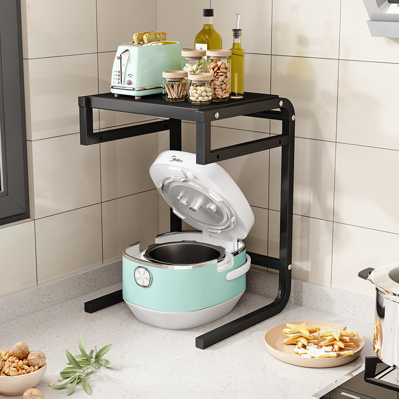Kitchen Shelf Rice Cooker Stove Air Fryer Countertop Storage Rack Oven ...