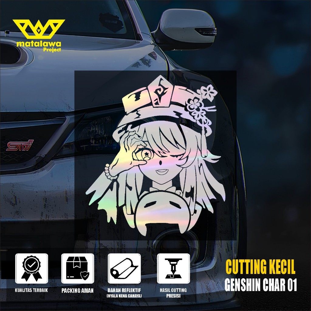 Genshin Impact New Hu Tao Cutting Sticker Realistic Design game ...