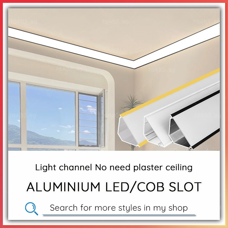 Ceiling Led Plaster free Light Living Room Surface Mounted Lamp Slot ...
