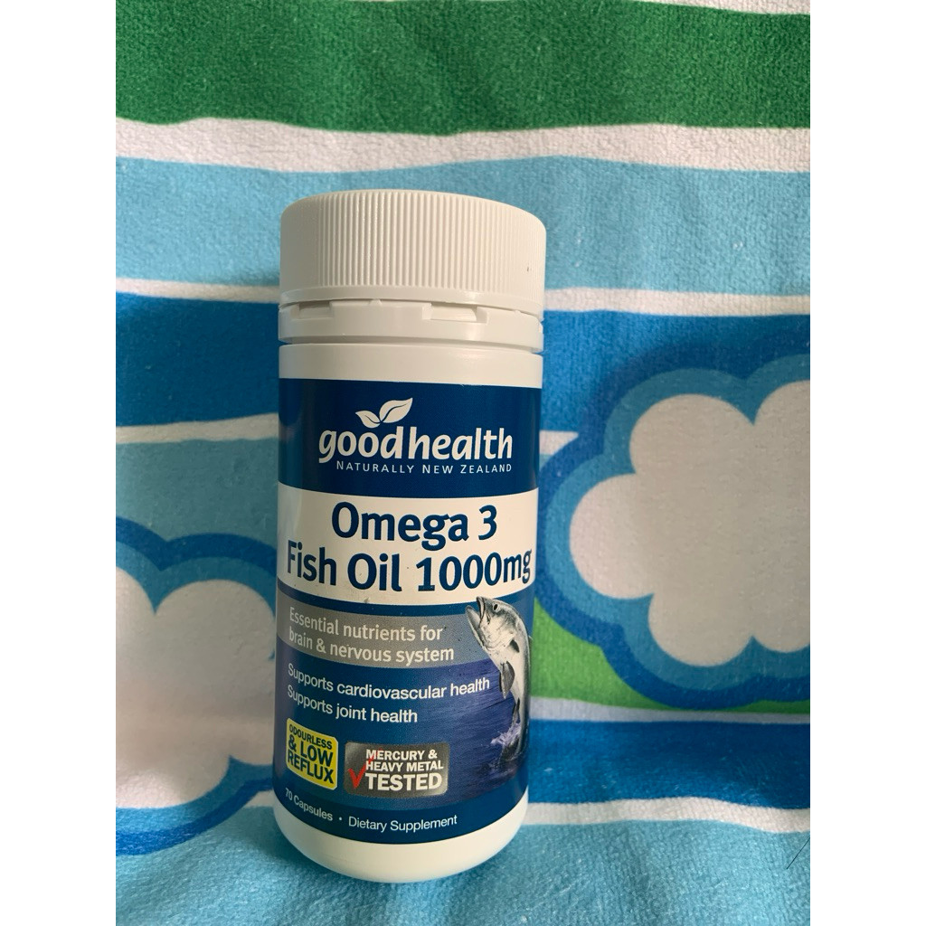 SG Stock Good Health Omega 3 Fish Oil 1000mg 70 capsules Expired : 07/ ...
