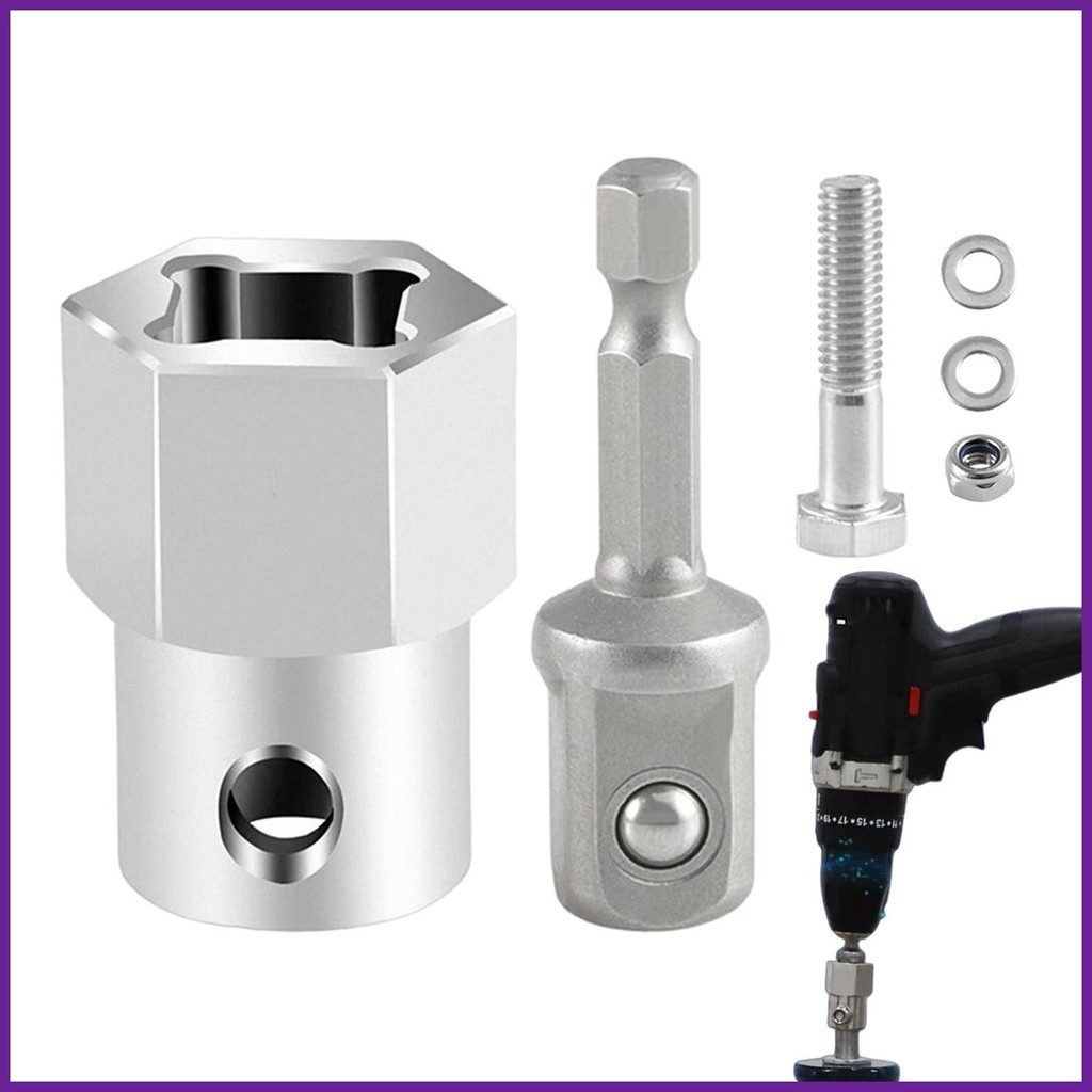 Jack Crank Handle Replacement Stainless Steel Charging Drill Adapter ...