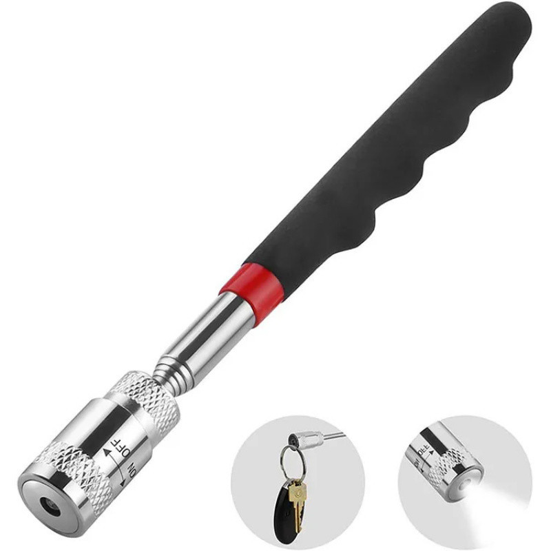 LED Magnetic Pick Up Tool Telescoping Magnetic Pickup Tools For Picking ...