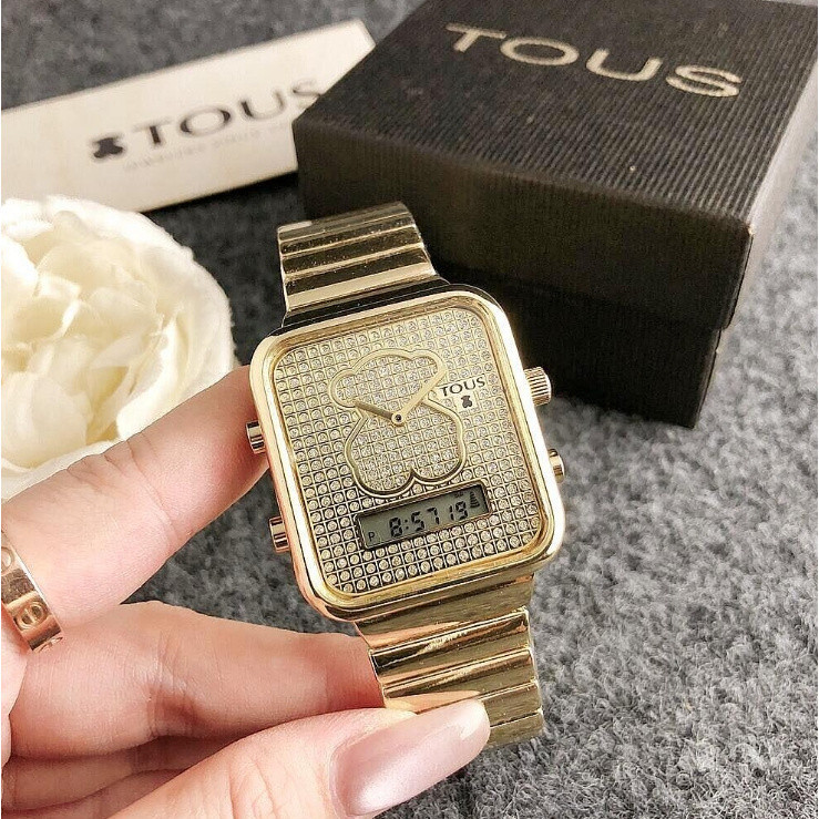 Tous New Product square plate stainless steel strap men fashion trend ...