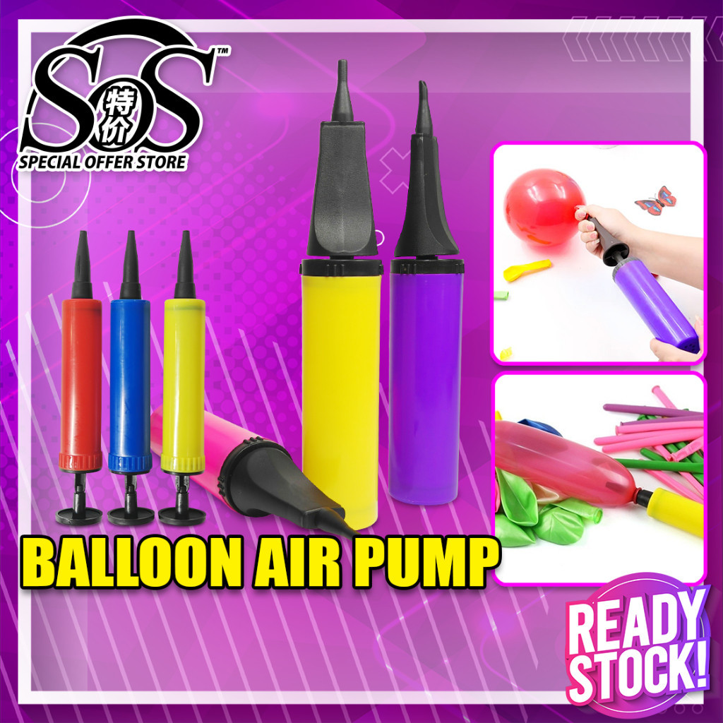 Large Hand Pump Mini Balloon Hand Pump Inflator Air Pump Tool Portable ...