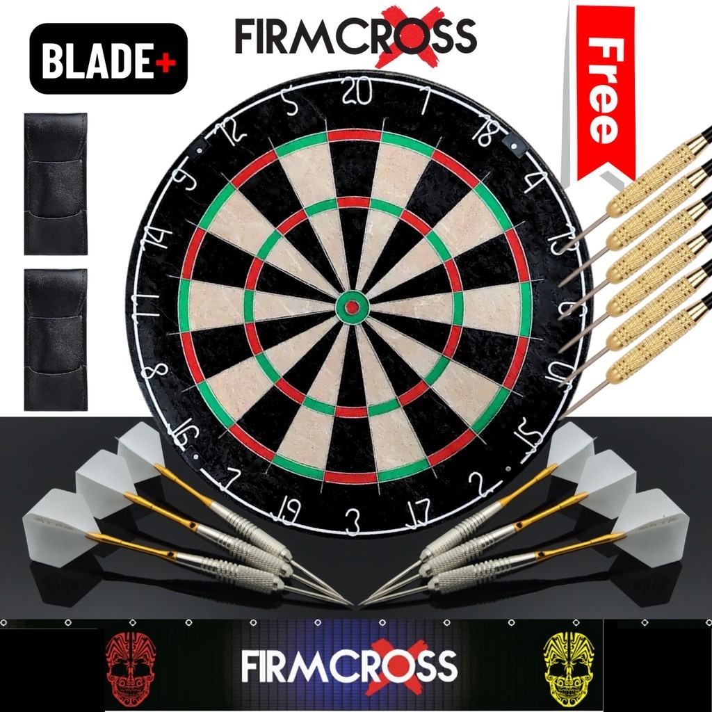 FIRMCROSS STEEL TIP DARTBOARD - BLADE PLUS PROFESSIONAL TOURNAMENT ...