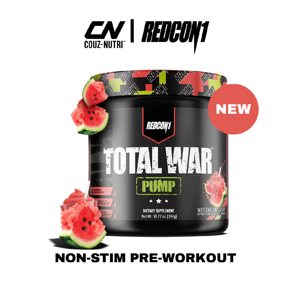 Redcon1 TOTAL WAR PUMP | NON-STIM PRE-WORKOUT (40/20 Servings) | Shopee ...