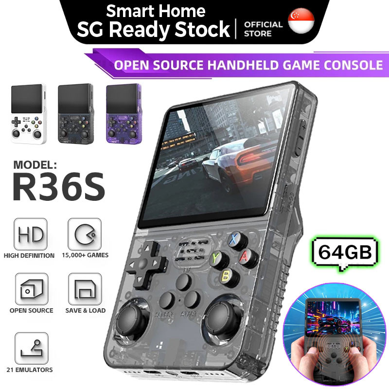 SG🔥 Mini R36S Retro Handheld Video Game Console Linux System 3.5 Inch ...
