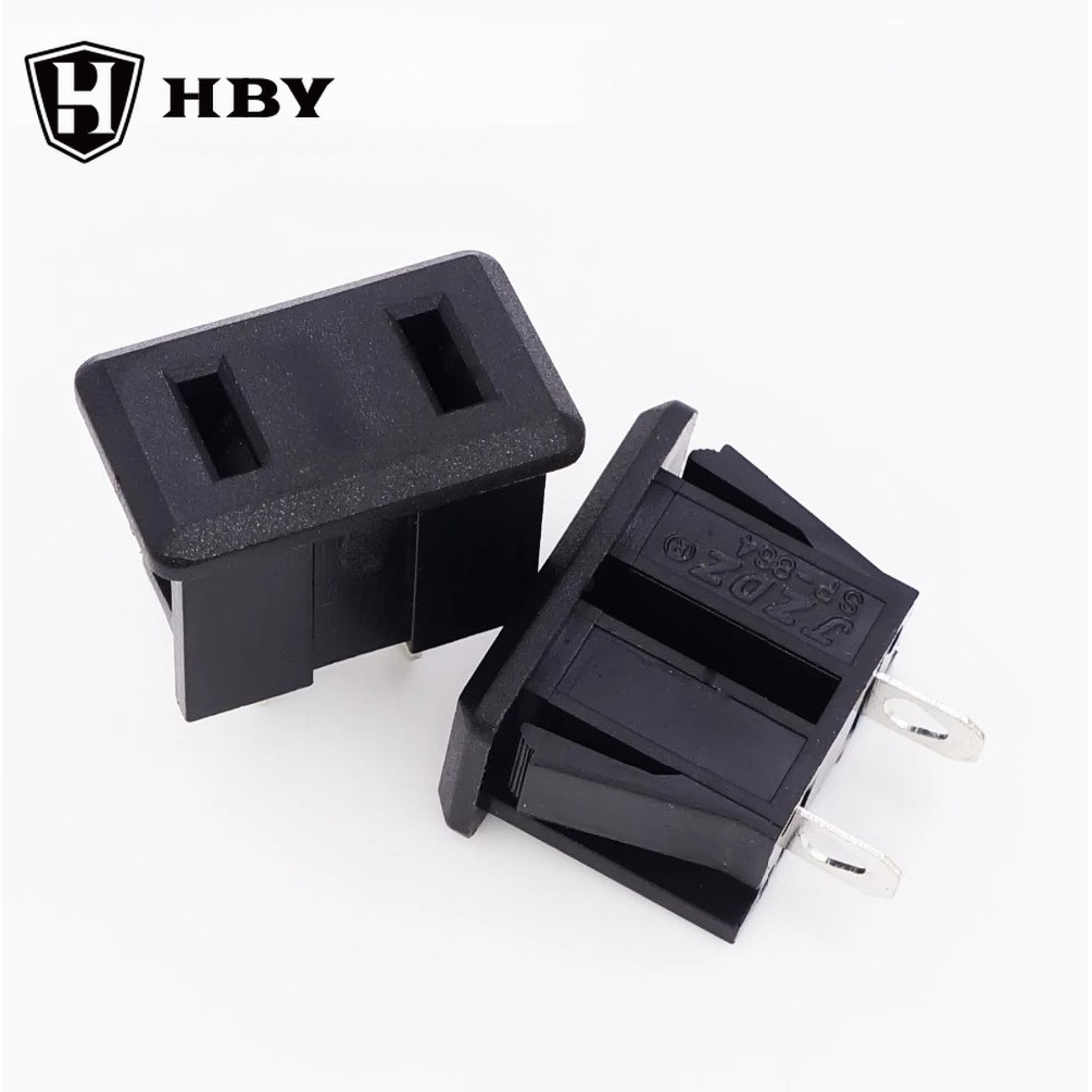 5pcs AC 10A/250V 15A/125V US Plug Panel Mount US Outlet Power Socket ...