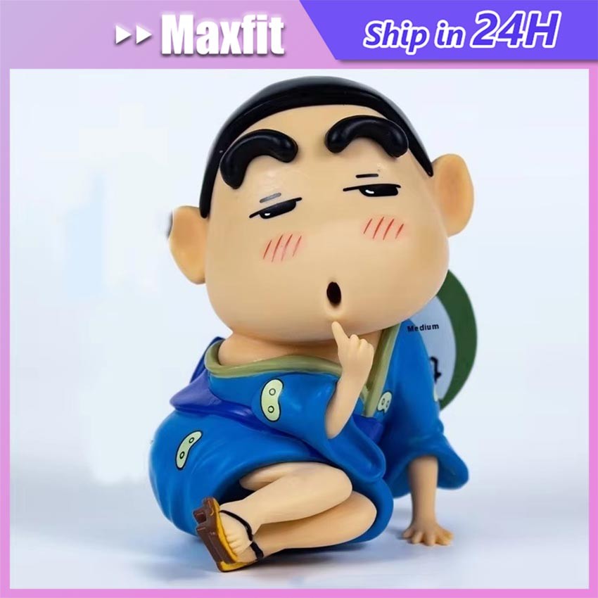 Relaxing Japanese Anime Crayon Shinchan Lazy Action Figure / Shinchan ...