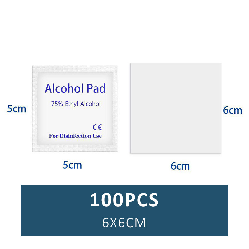 100PC Alcohol Swab Pads For Phone Wipes Handphone Alchol Swabs Pad ...