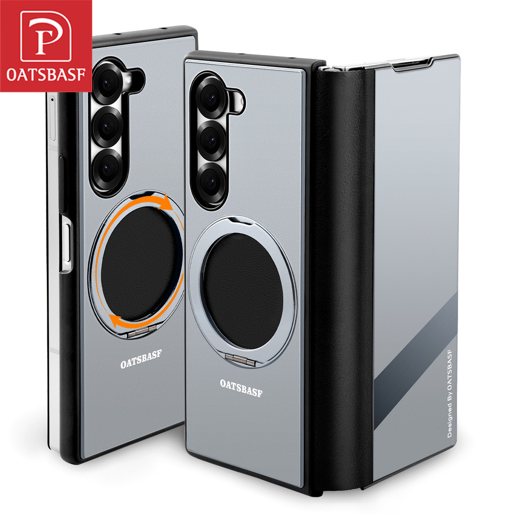 Oatsbasf Metal Flip Phone Case for Samsung Galaxy Z Fold 7/Z Fold 6 ...