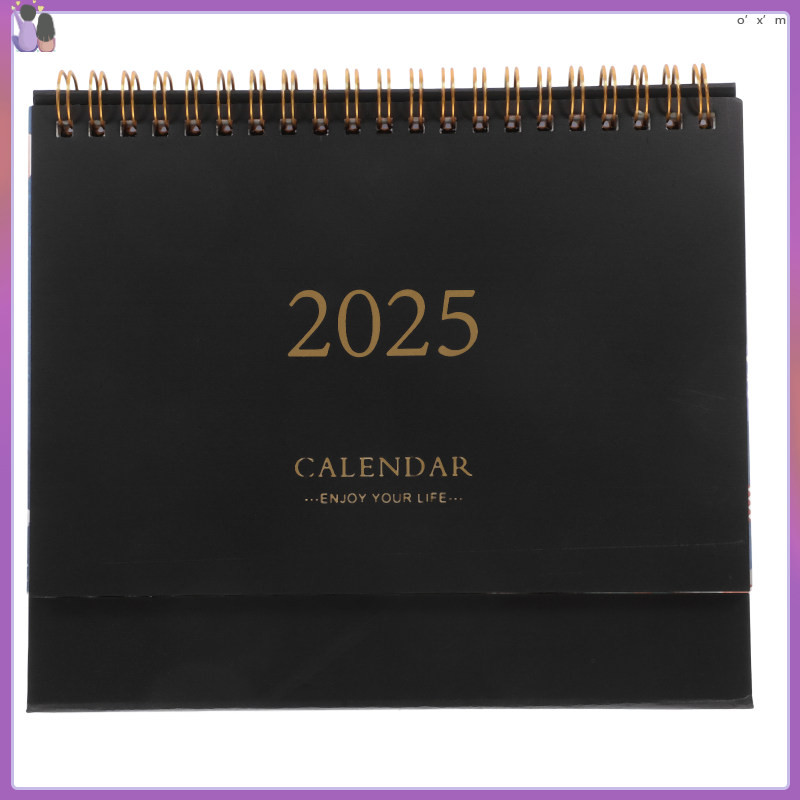 2025 Calendar Desk Paper Planner Monthly Teacher Calendars Office Flip ...