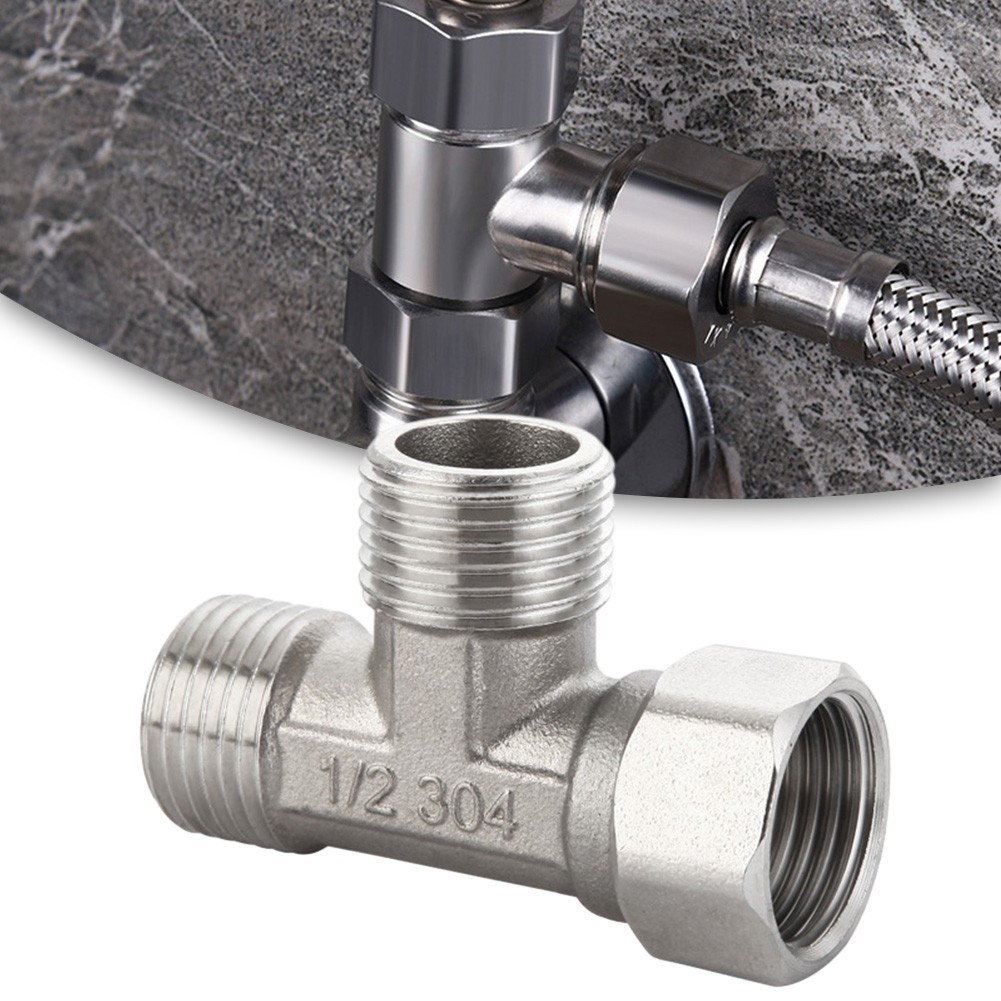 【HEPA】 T Adapter 3 Ways Valve/For Diverter Bath Toilet/Bidet Sprayer ...
