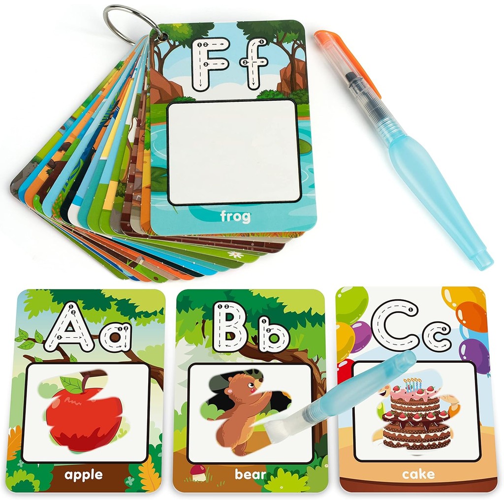 [instock] Coogam Alphabet Water Coloring Cards, Aqua Painting Doddle ...