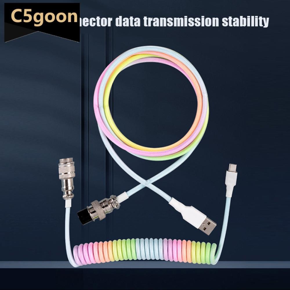C5GOON 3M Type C Mechanical Keyboard Coiled Cable USB Keyboard Wire ...
