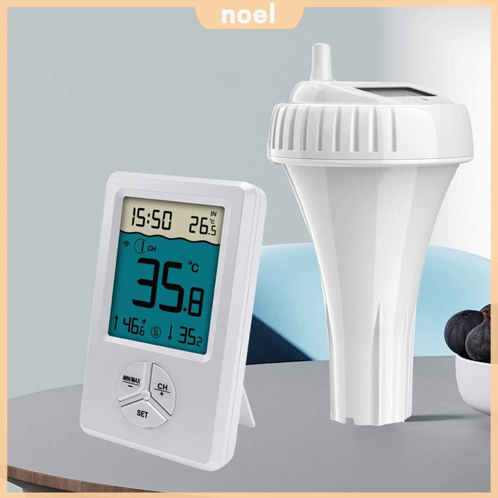 Wireless Floating Thermometer IPX8 Waterproof Digital Pool Thermometer ...