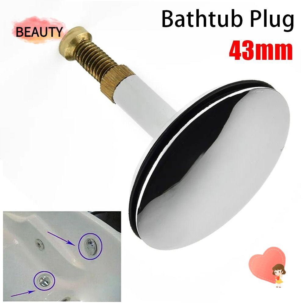 BEAUTY 1Pcs Bath Stopper, Adjustable Brass Bathtub Plug, Only Flat Seal ...