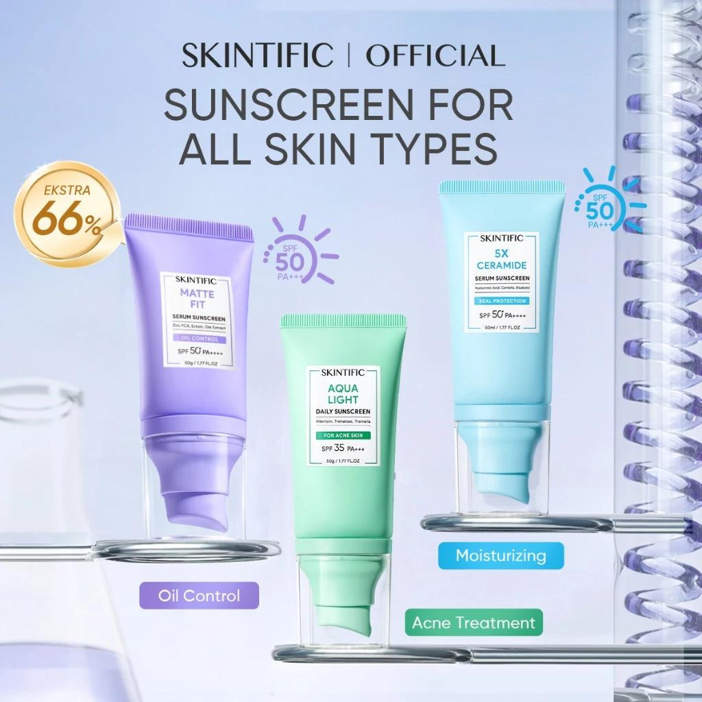 SKINTIFIC Series| Matte Fit Serum Sunscreen 50g SPF50+ PA++++/5X ...