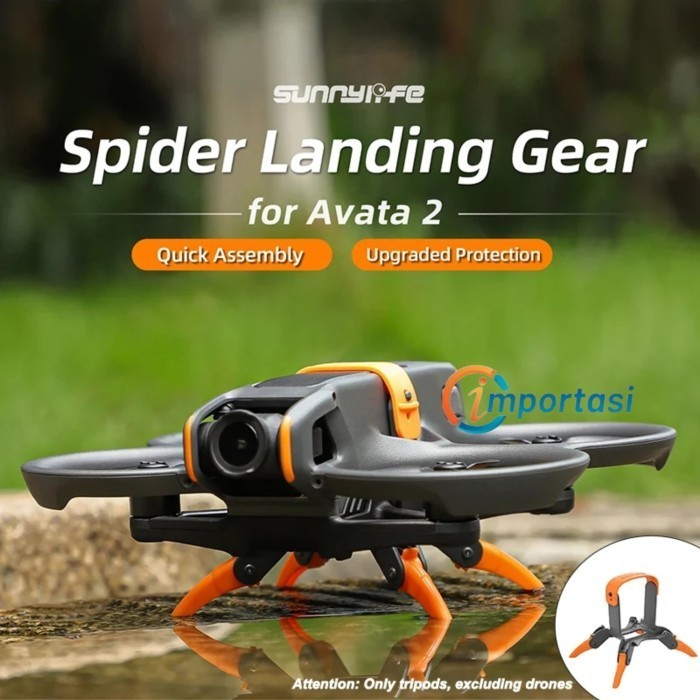 Sunnylife Spider Landing Gear DJI Avata 2ft Foldable Legs Extender ...