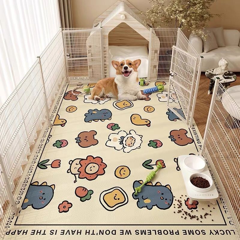 Waterproof and urine proof PVC pet floor mat, cat fence anti slip mat ...