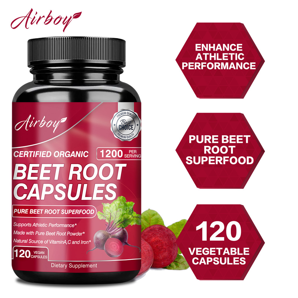 Beetroot Supplement - 1200 mg Super Strength Beetroot Powder Extract ...