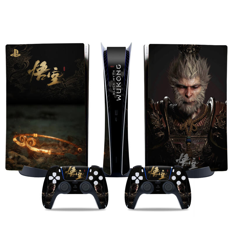 Black Myth WuKong Stickers for PS5 Console Skin disc Version/Digital ...