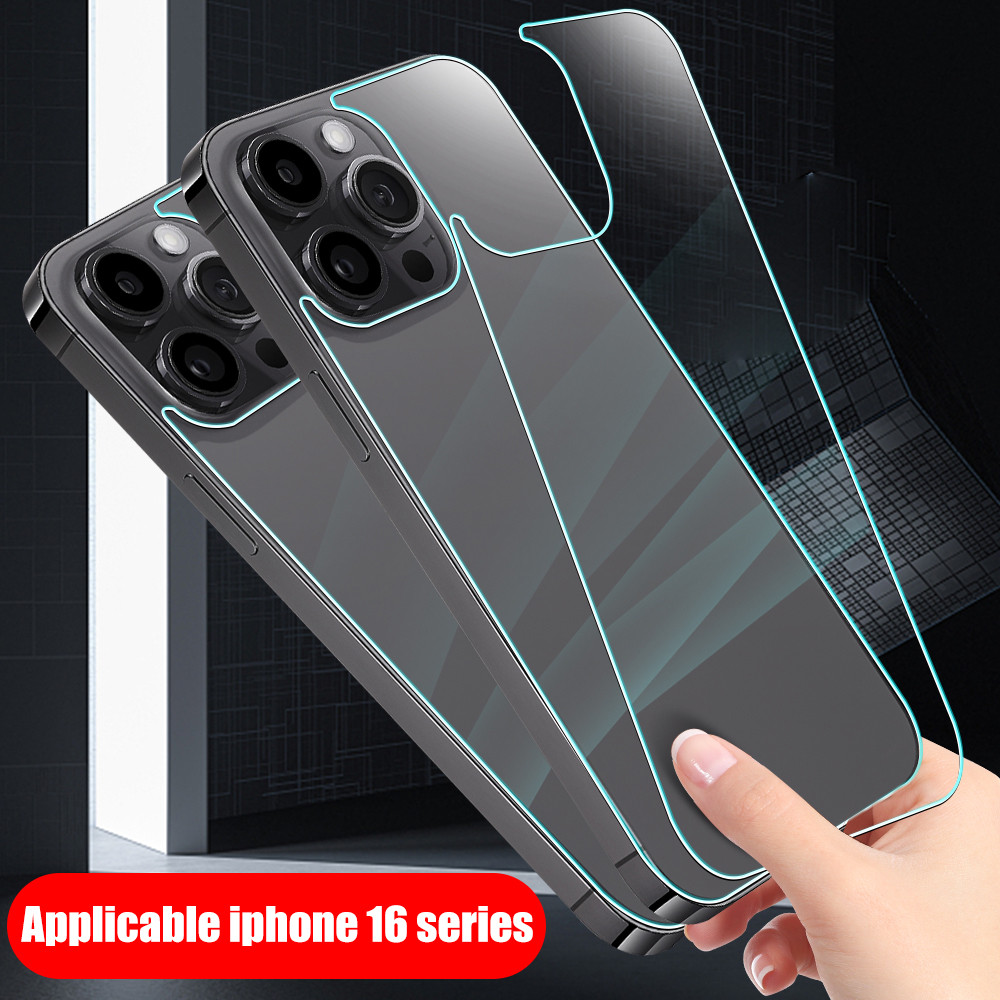 Back Tempered Glass For iPhone 16 Series - HD Screen Protectors For ...