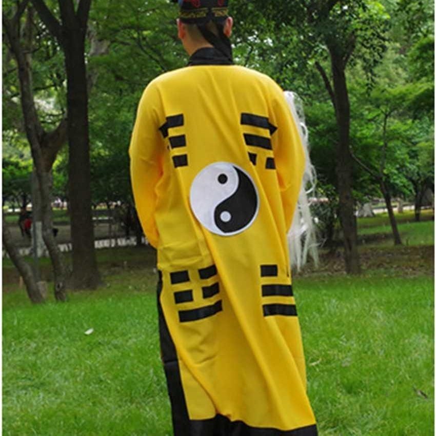 Taoist Costume Taoist Robe Robe Robe Suit Halloween Ancient Costume ...