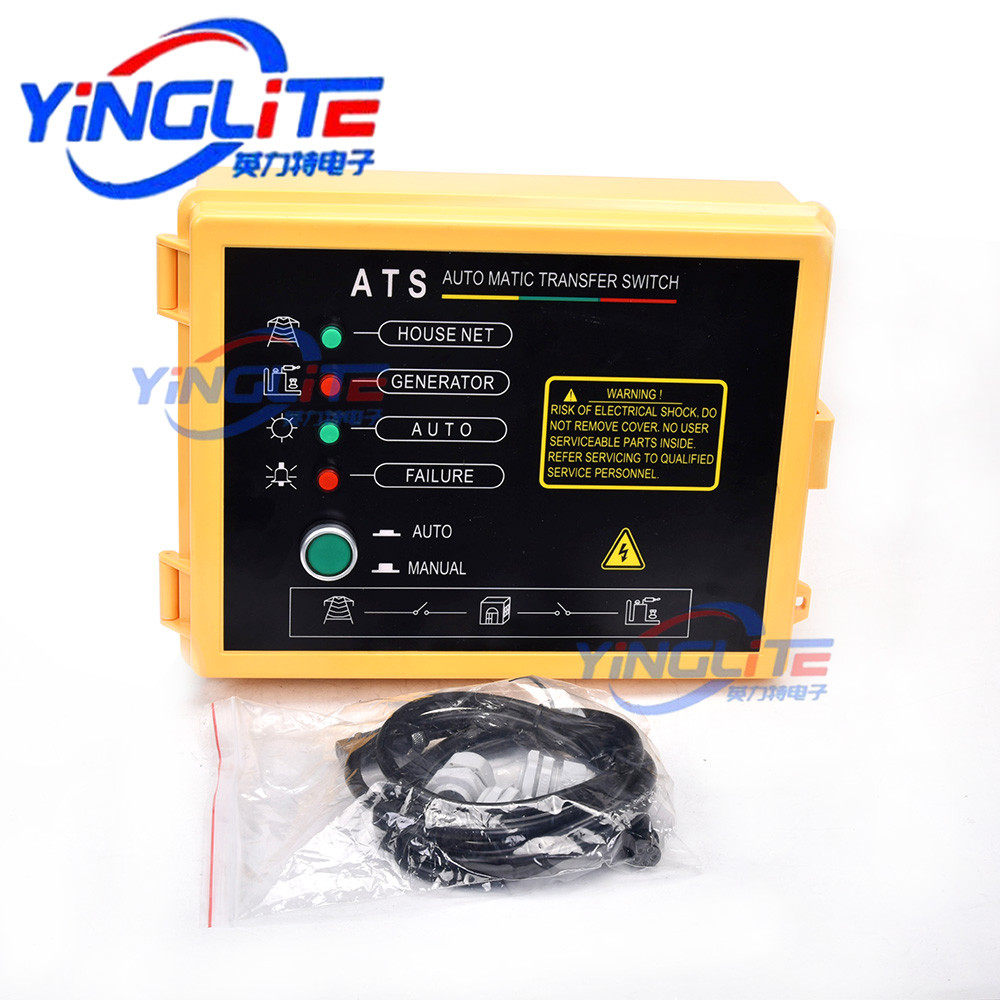 Diesel ATS 5 holes 12KW 220V 380V Diesel ATS Control Box Auto Start ...