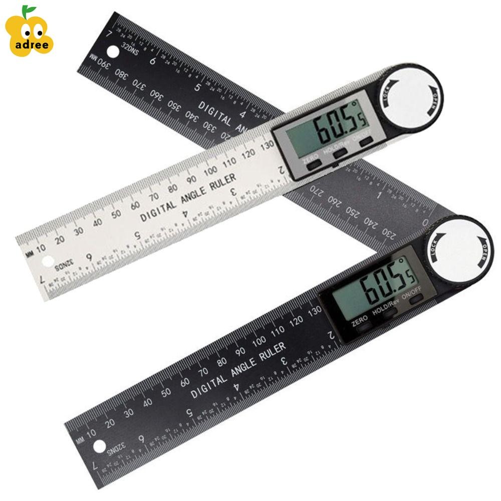 ADREE Angle Meter, Digital Scale Plastic Angle Ruler, Workshop ...